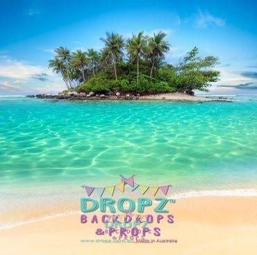 Summer Beach Photography Backdrop 3 | Dropz Backdrops | Dropz Backdrops ...