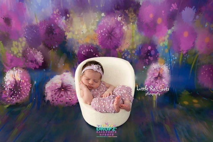 Painted flowers Photo Background | Dropz Backdrops | Dropz Backdrops ...