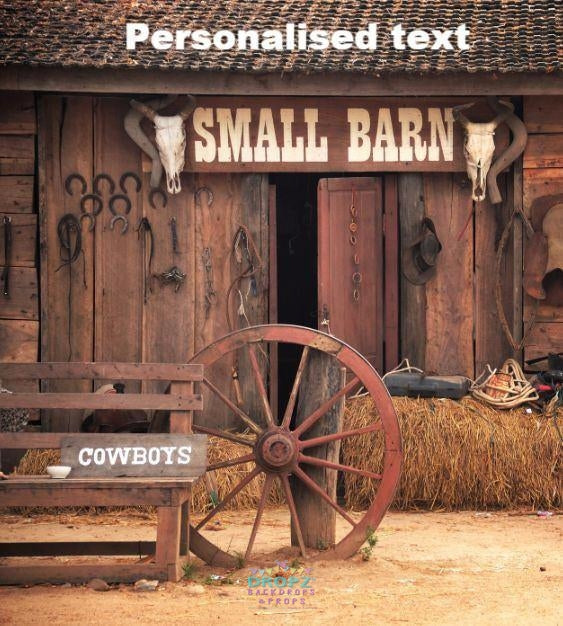 Western Ranch Barn | Dropz Backdrops | Dropz Backdrops Australia