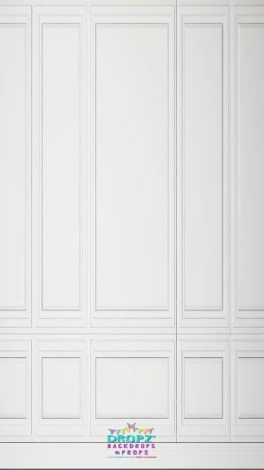 White Panel Wood Wall Background | Dropz Backdrops | Dropz Backdrops ...